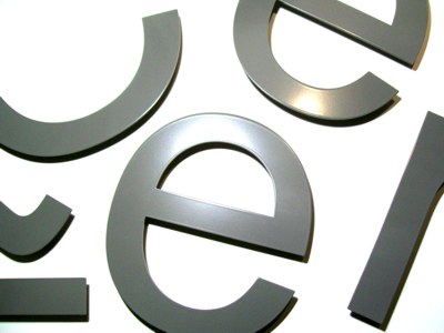 Painted Metal Letters | METAL LETTERS