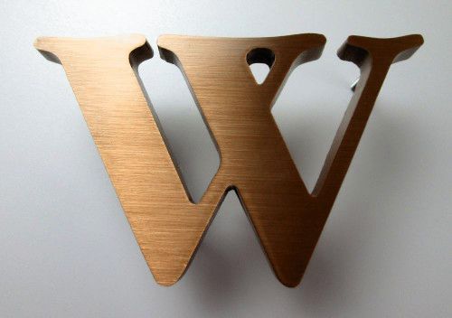 Cast Bronze Letters and Numbers | METAL LETTERS