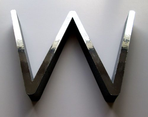 Chrome Display Letters. | METAL LETTERS