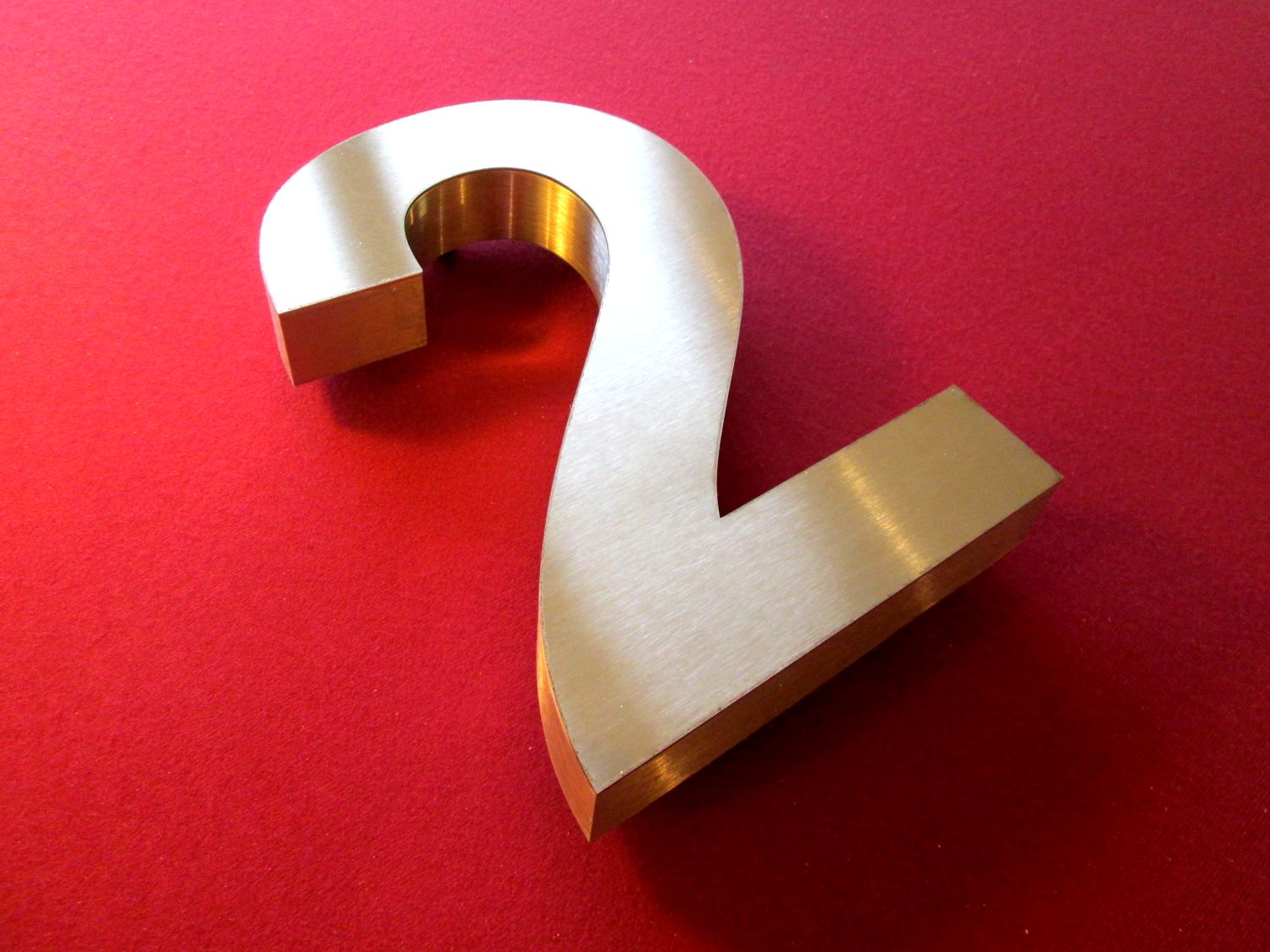 Stainless Steel House Numbers Built Up METAL LETTERS Stainless Steel House Numbers Built Up METAL LETTERS