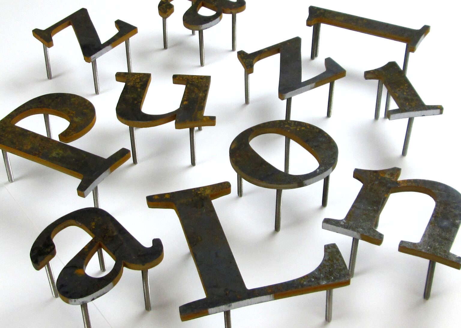 Cor-Ten Steel Lettering | METAL LETTERS