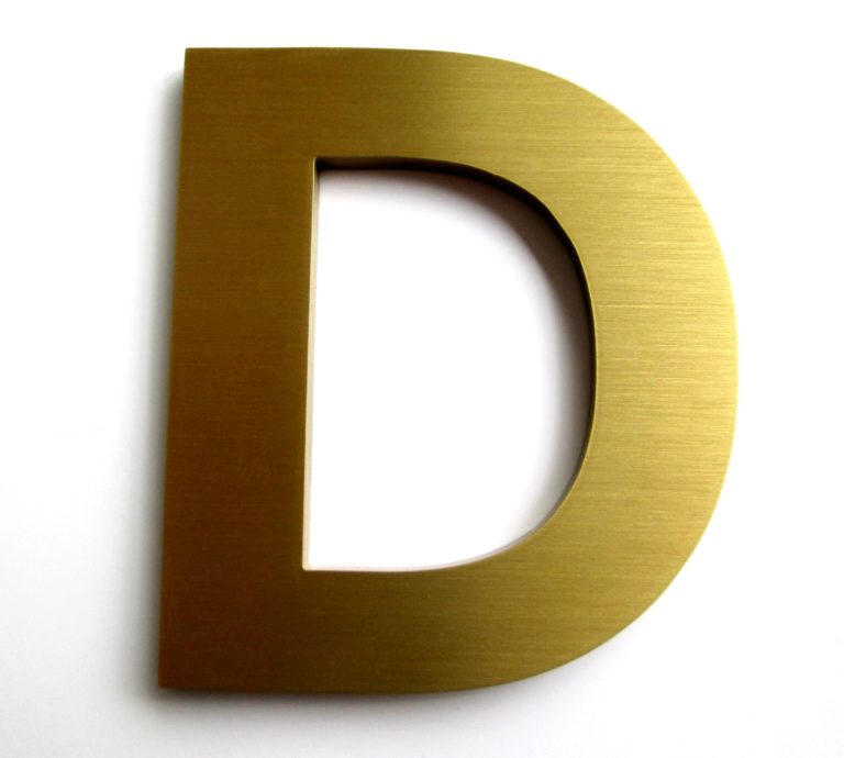 METAL LETTERS | Stainless Steel Letters, Brass Letters, Bronze Letters ...