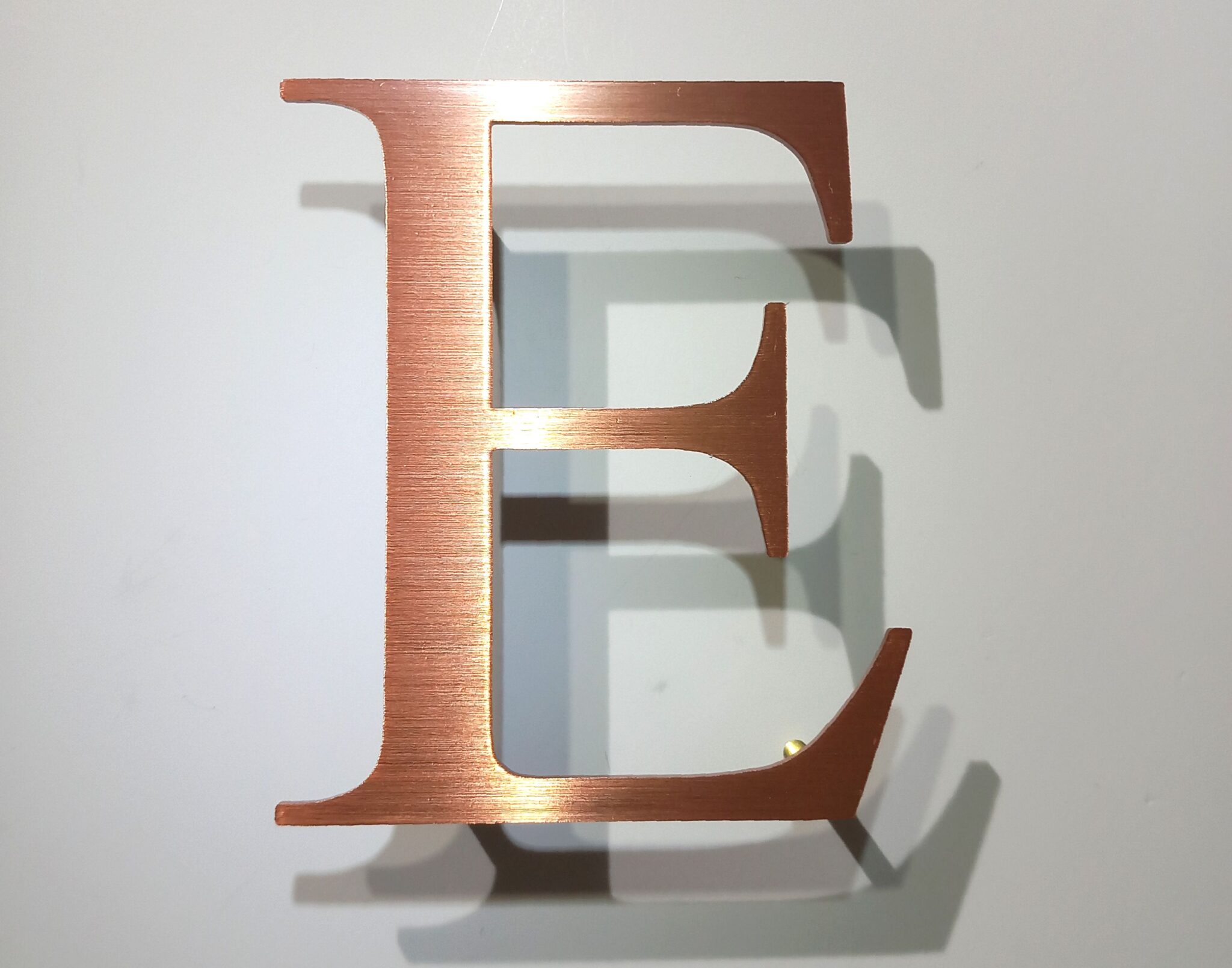 Brushed Copper Letters | METAL LETTERS